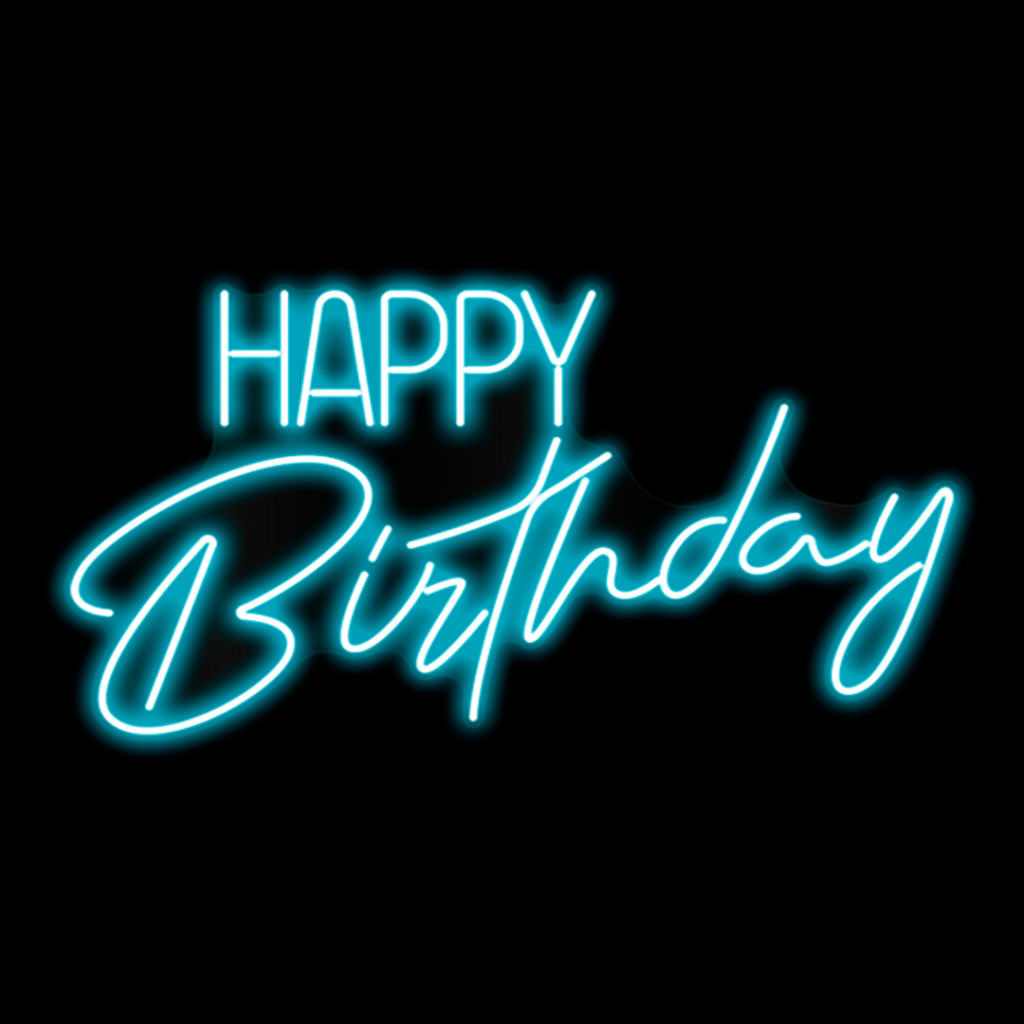 Renta letrero led «Happy Birthday» 80×40 - Decoracion de globos para ...